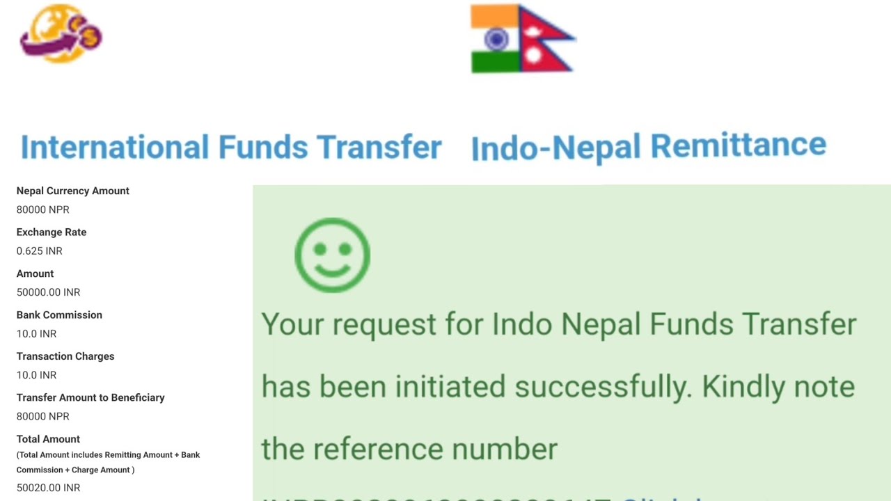 India to Nepal mony transfer Indo Nepal remittance internet banking ...