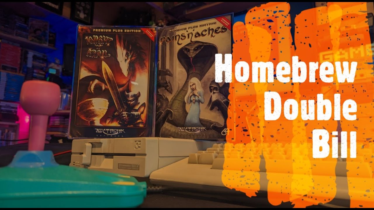 Knights n Grail & Pains n Aches - Psytronik C64 Homebrew Review - YouTube