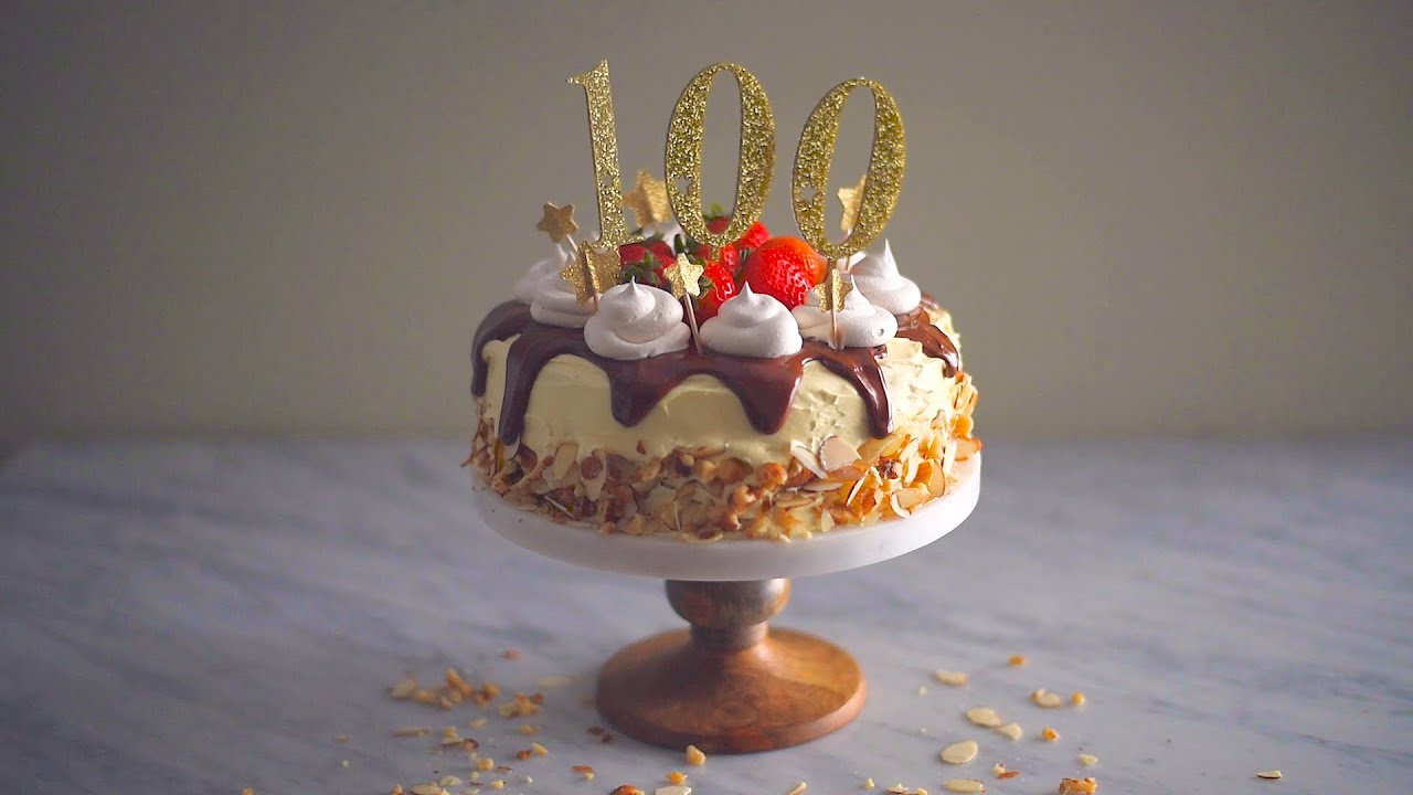 100th Year Birthday Cake - 15sec - YouTube