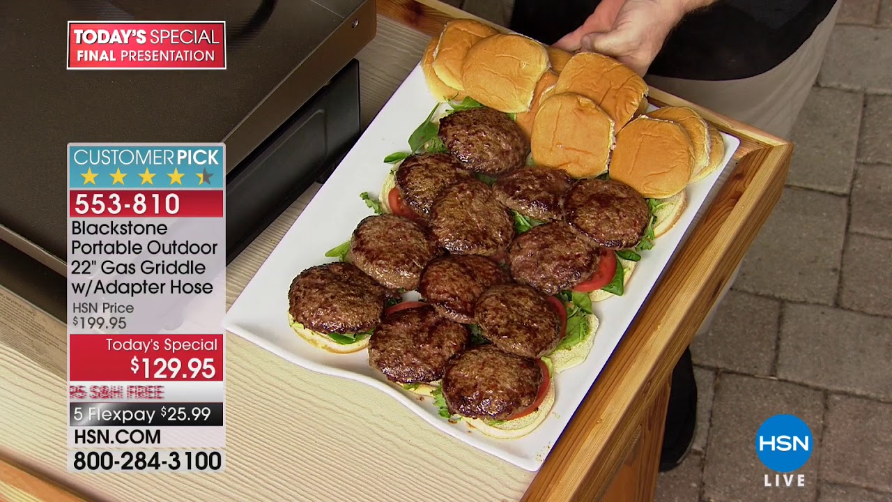 HSN | HSN Cooks Event: Blackstone Griddle 03.16.2018 - 10 PM - YouTube