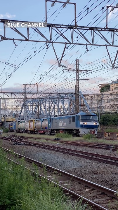 (貨物列車) 2024/10/10 5054レ EF210-157 + コキ19B (福岡タ〜東京タ) #Shorts - YouTube