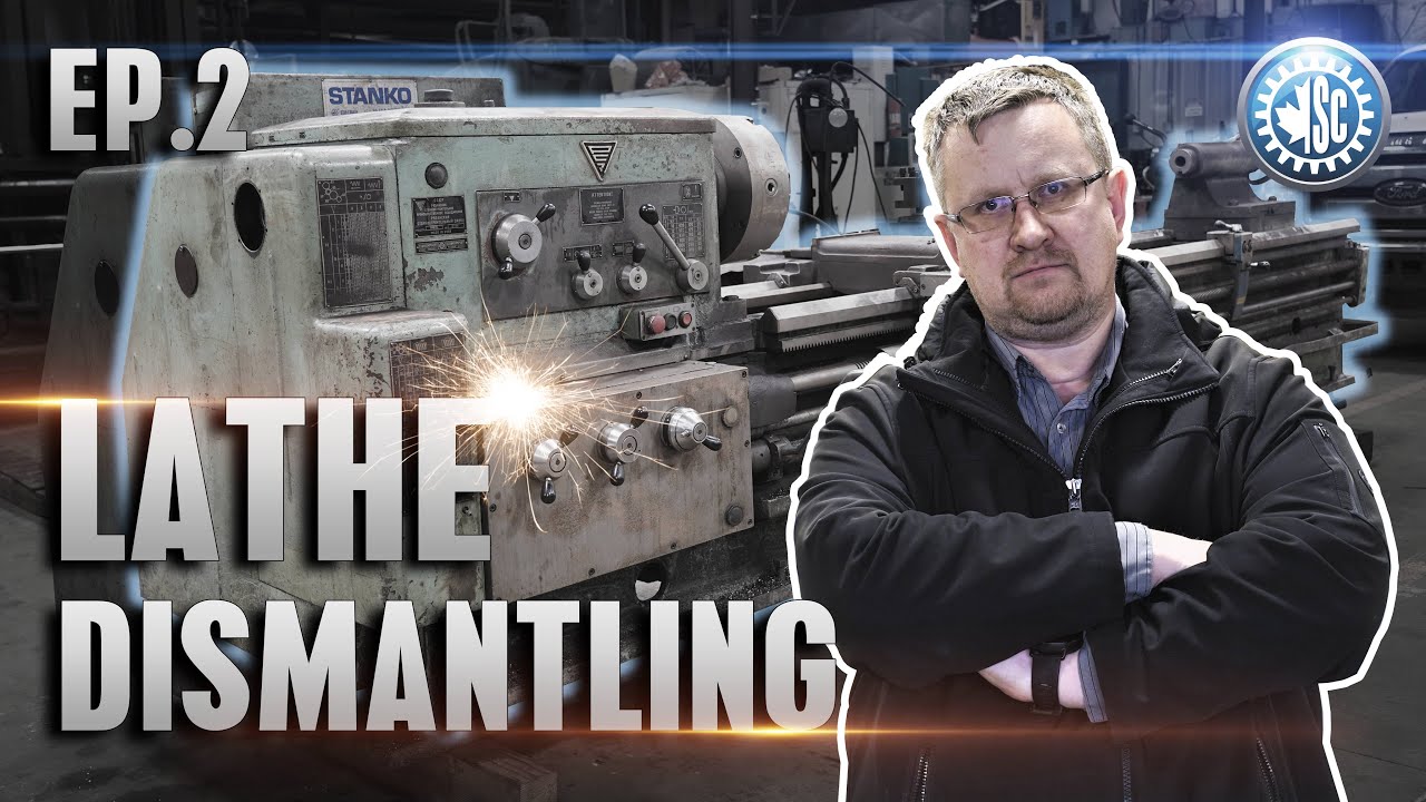 Ep.2 STANKO 1M63 Manual Lathe Dismantling Guide & Tutorial ...