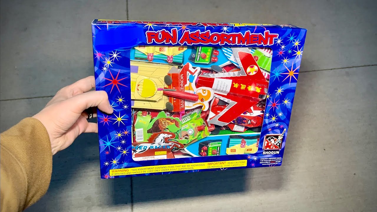 FUN FIREWORK ASSORTMENT FOR $24 - YouTube