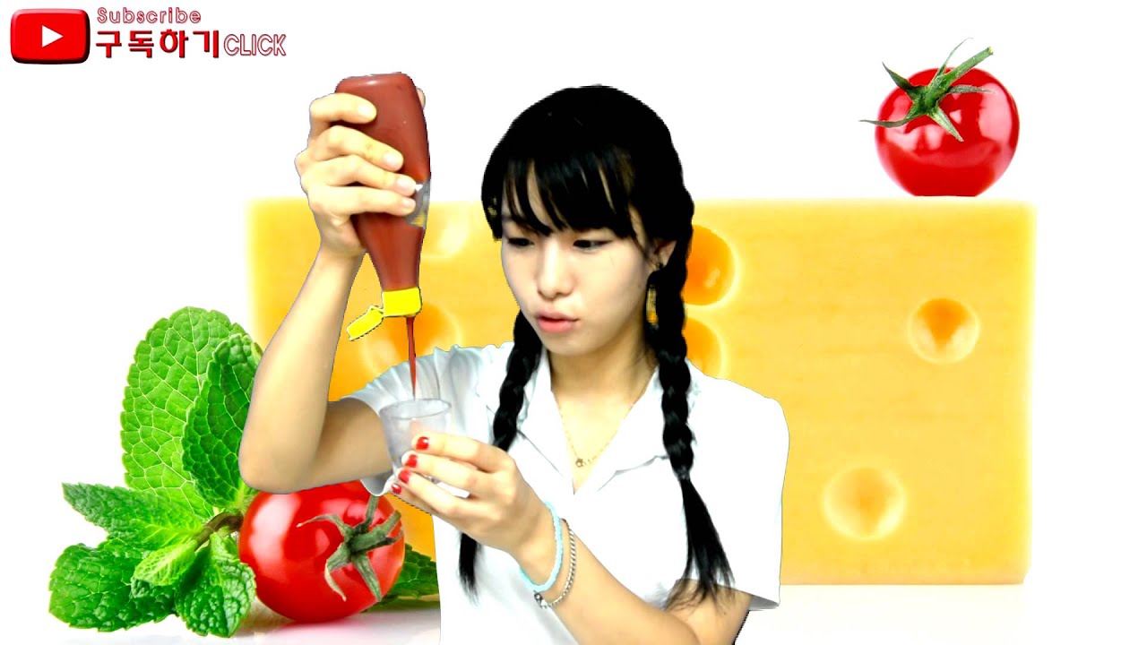 Making Tomato Juice by Ketchup Challenge (Eng sub,中文字幕)[EXBC] - YouTube