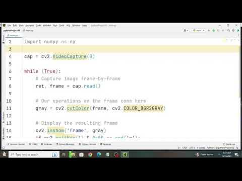 #What is Opencv?Simple python program for Capture Video from Camera ...