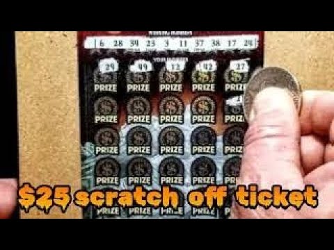 $50,000,000 CASH RICHES $25 MAINE scratch off ticket !!! - YouTube