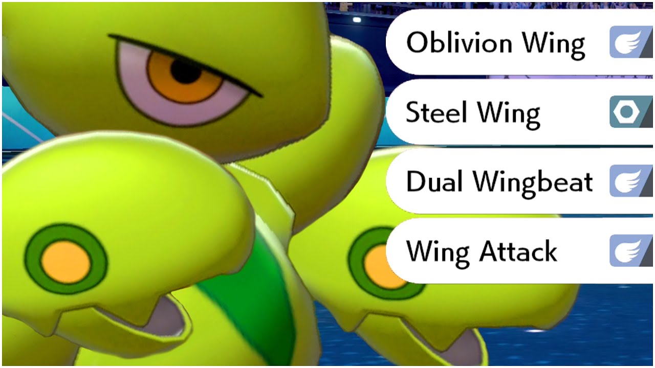 FULL WING MOVES POKEMON TEAM! Oblivion Wing, Dual Wingbeat, Steel Wing ...