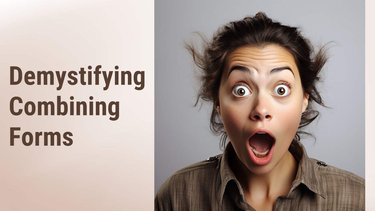 Demystifying Combining Forms in Medical Terminology - YouTube