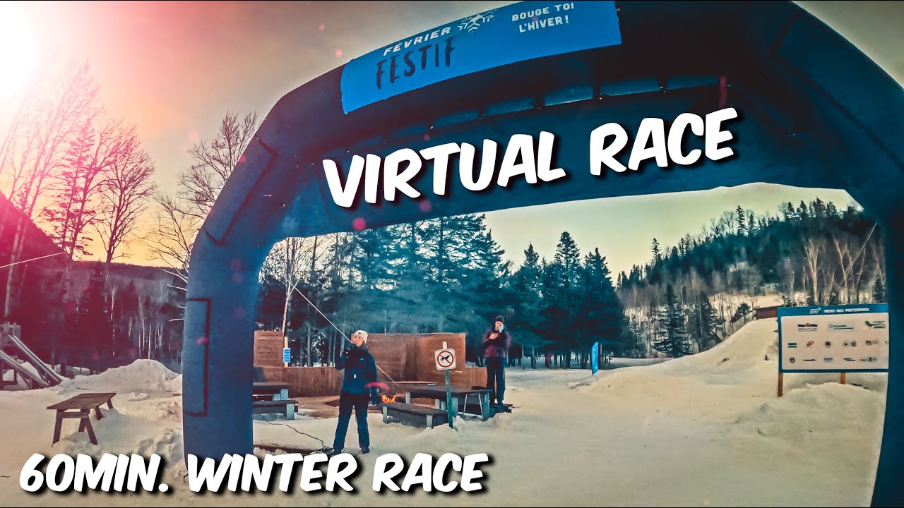Small Local Winter Virtual Race - Virtual Run For Treadmill - YouTube
