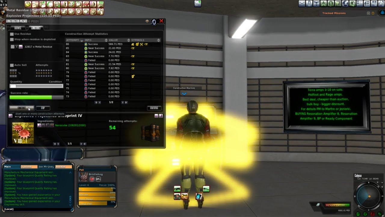 Explosive Projectiles BP IV 130 clicks - YouTube