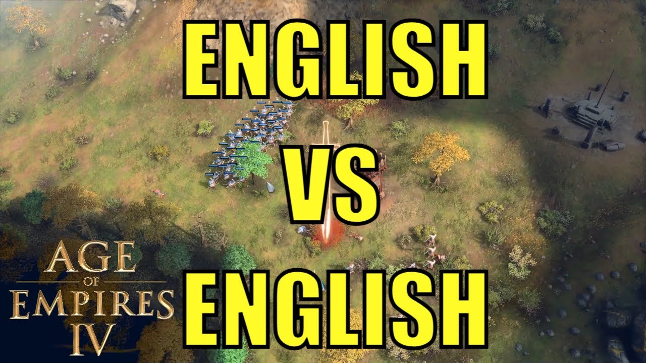 AOE4: English Early Game Match Up - English vs English aoe 4 - YouTube