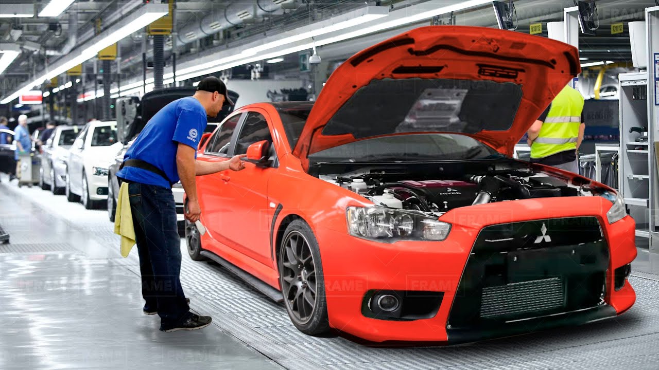 Inside Best Japanese Factory Producing the Mitsubishi Lancer Evolution ...