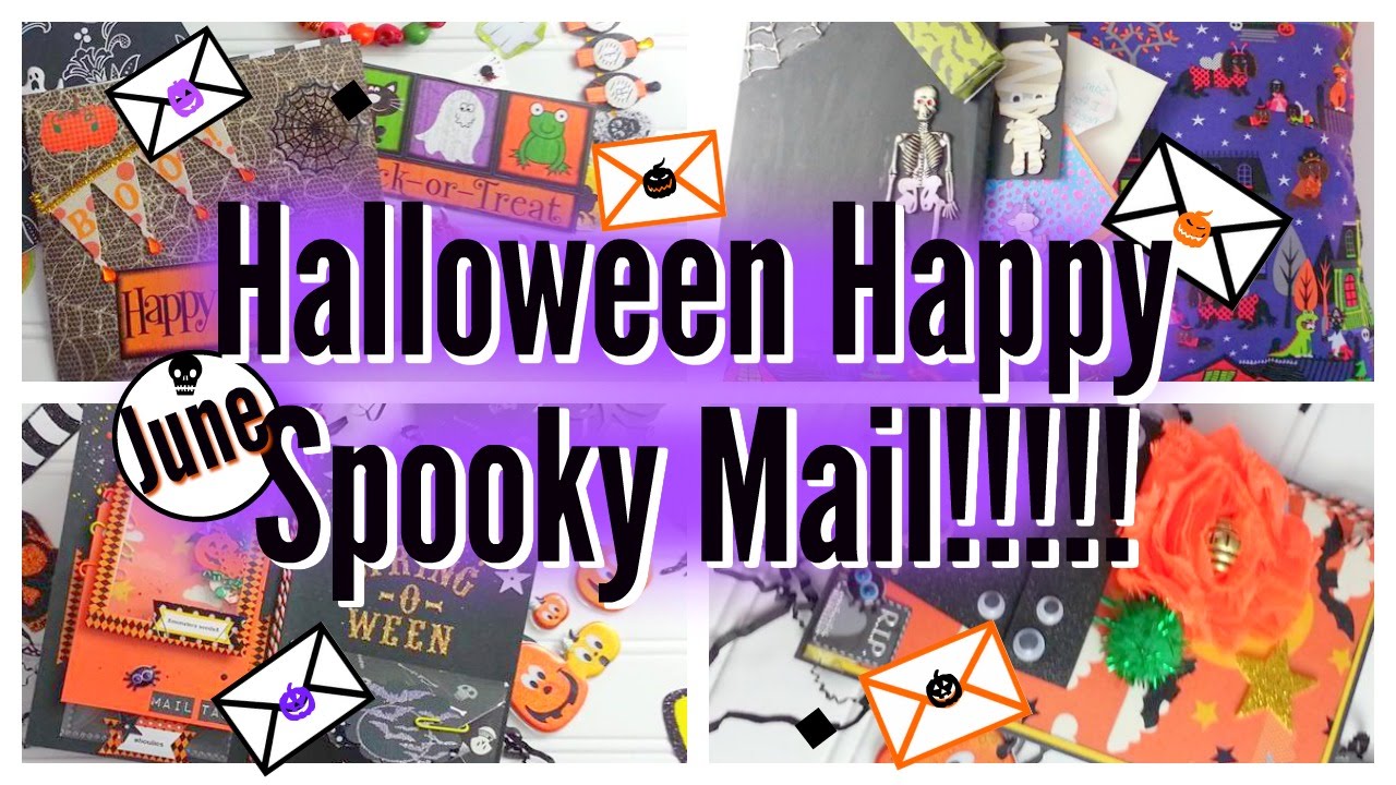 HALLOWEEN HAPPY//SPOOKYMAIL!!!! - YouTube