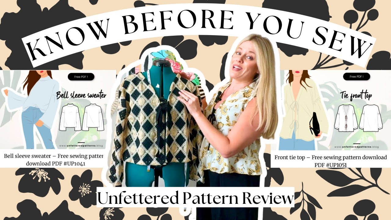 Are These 2 Free Unfettered Sewing Patterns Worth a Sew? I sewed them ...