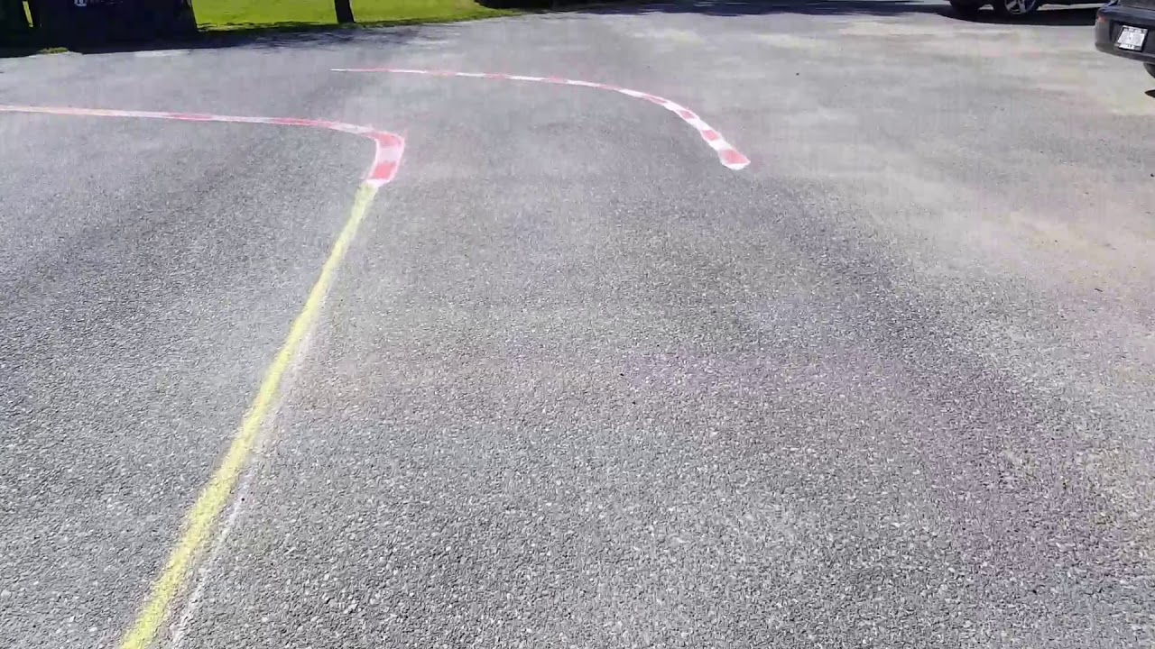 CHALK RACE TRACK FOR RC RUSTLER. - YouTube