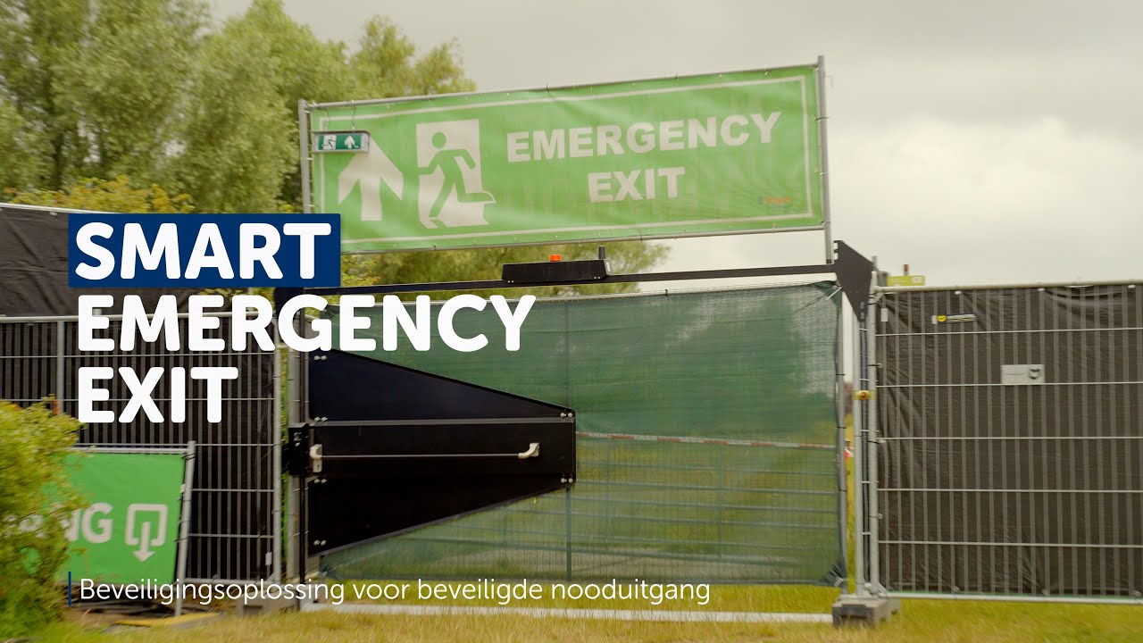 Smart Emergency Exit - Beveiligde nooduitgang voor evenementen - YouTube
