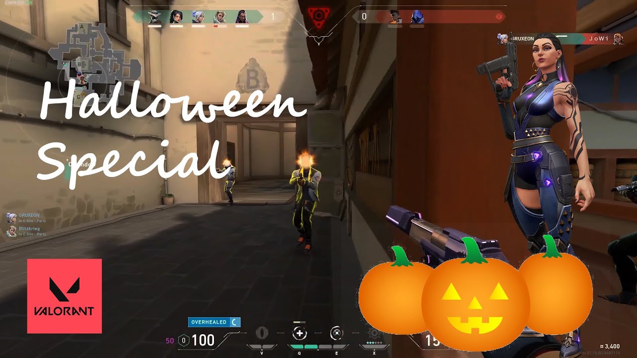 Spooky Scary Skeletons | Valorant Halloween Special - YouTube