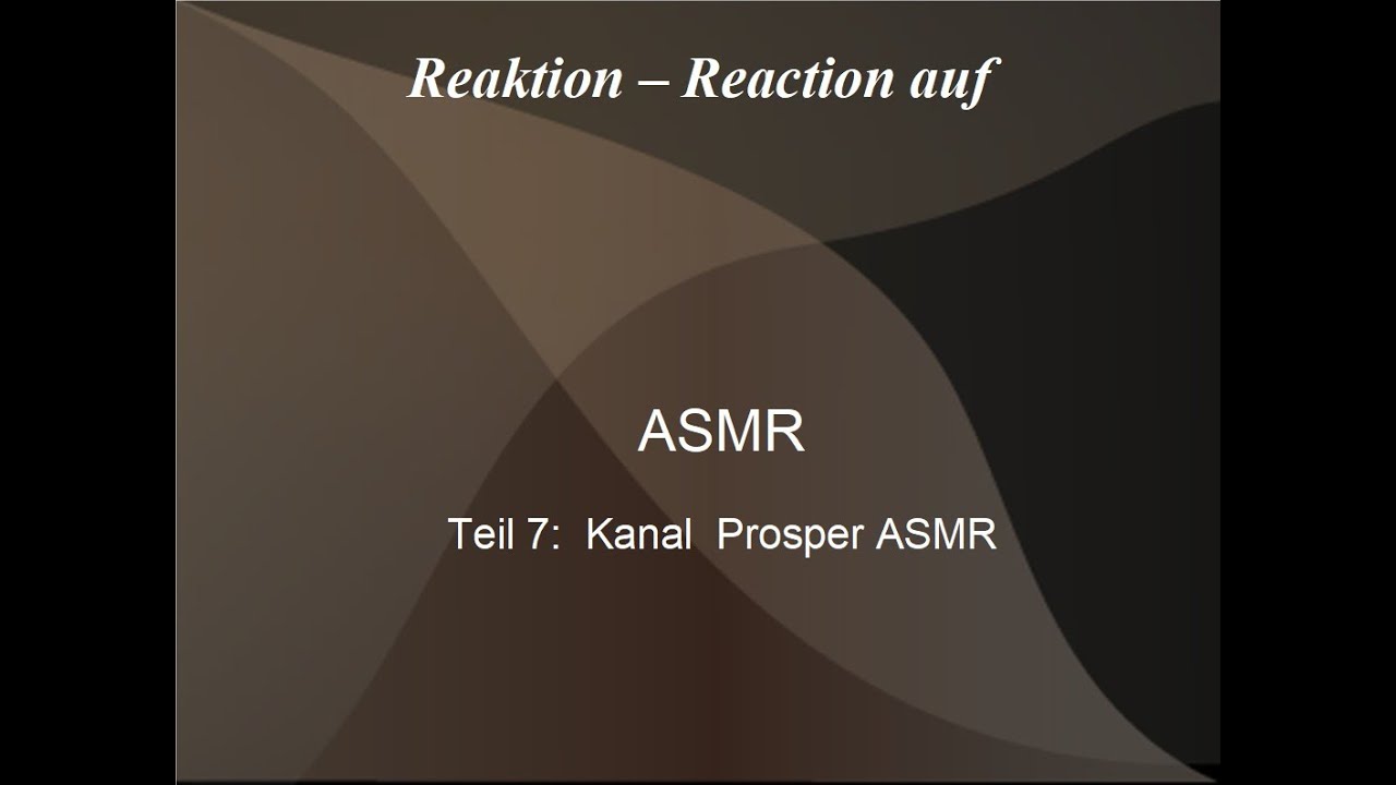 Prosper ASMR - YouTube