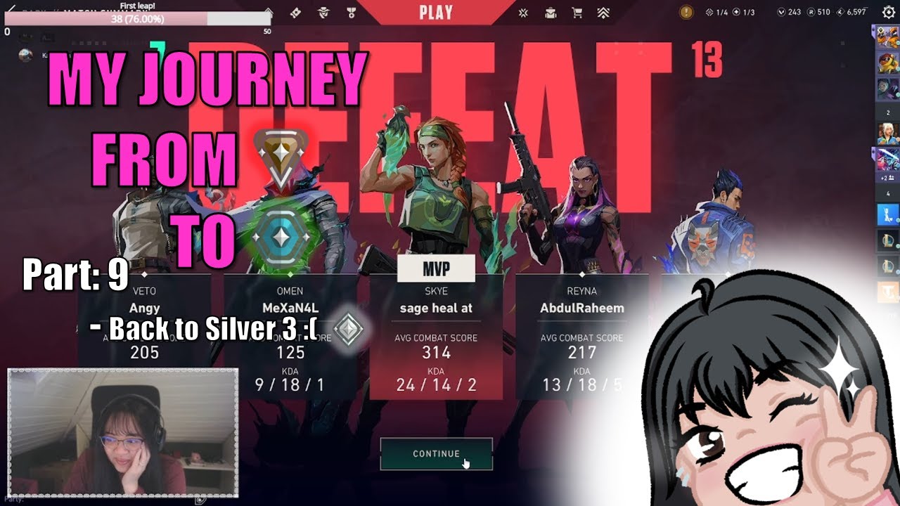 Back to Silver 3 in Valorant! 🥲 p.9 - YouTube