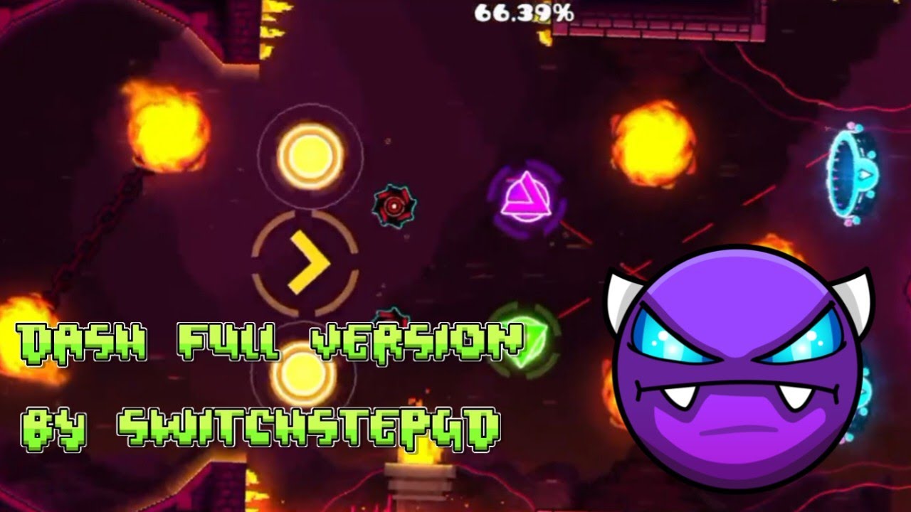 "Dash Full Version" by @SwitchStepGD - Geometry Dash 2.2 - YouTube