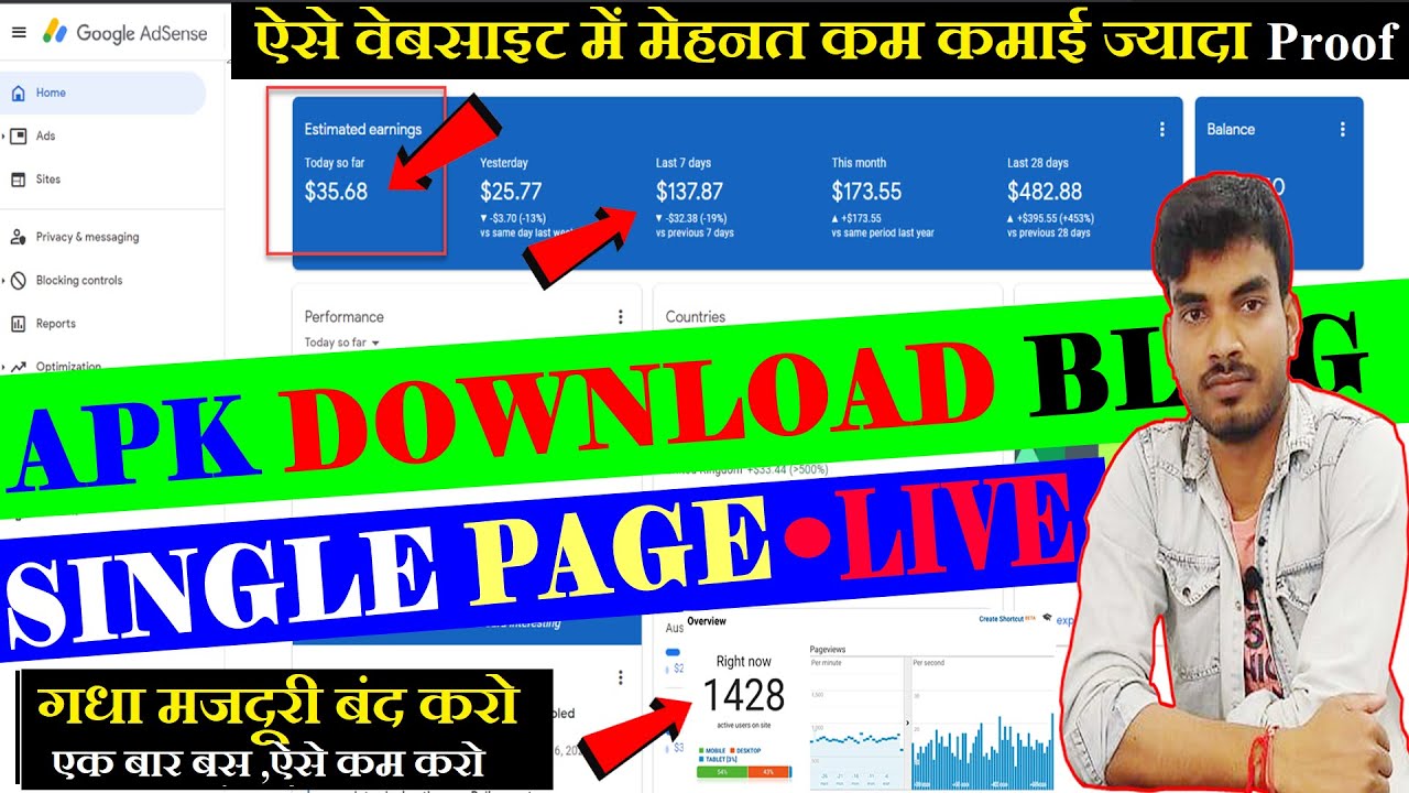 APK Download International MICRONICHE BLOG | APK Single Page Website ...