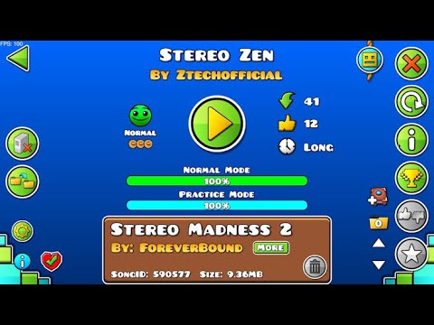Stereo Zen - A Geometry Dash level made by me (ID: 114530183) - YouTube