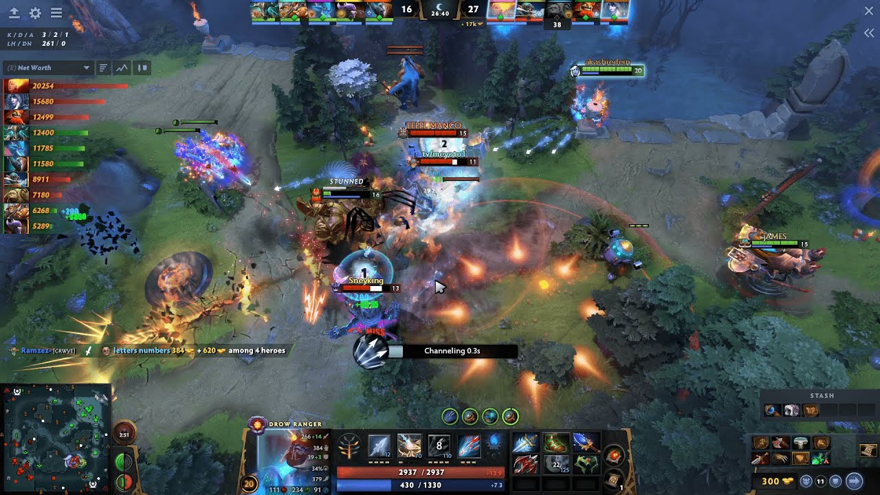 Yatoro Drow Ranger ft Malr1ne Lina & dream Mars vs AMMAR Razor , Wisper ...