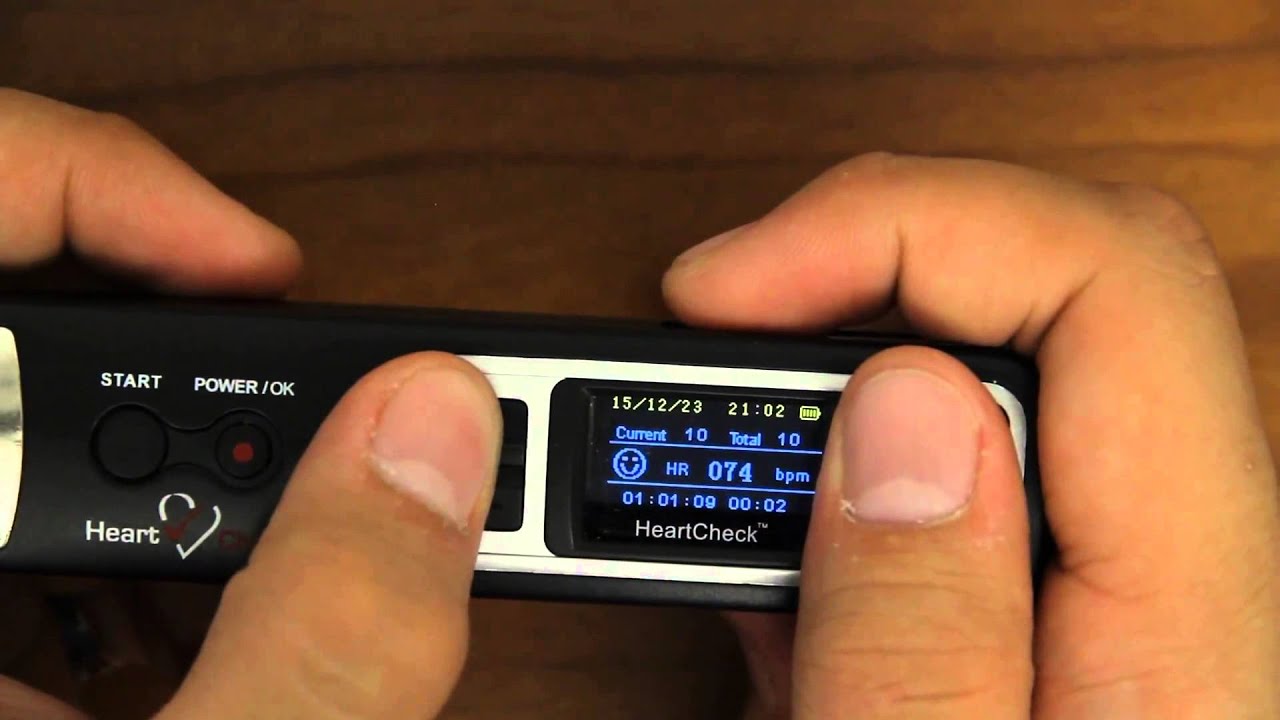 How To View and Read Stored ECG Readings - HeartCheck PEN - YouTube