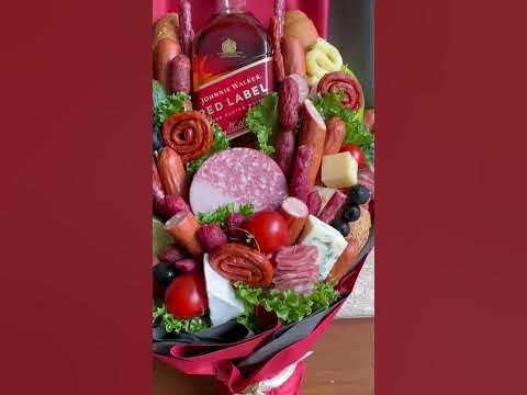 Букет съедобный для женщины - YouTube