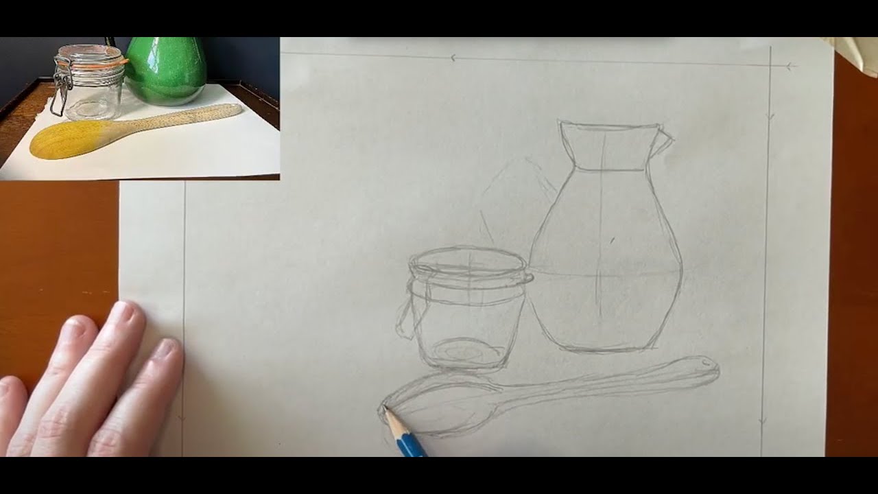 (Project 3 , part 1: Drawing Beginner Course) Composition: Negative and ...
