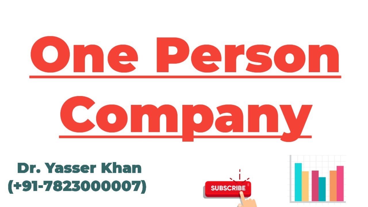 One Person Company | Meaning Of One Person Company | Company | Types Of ...