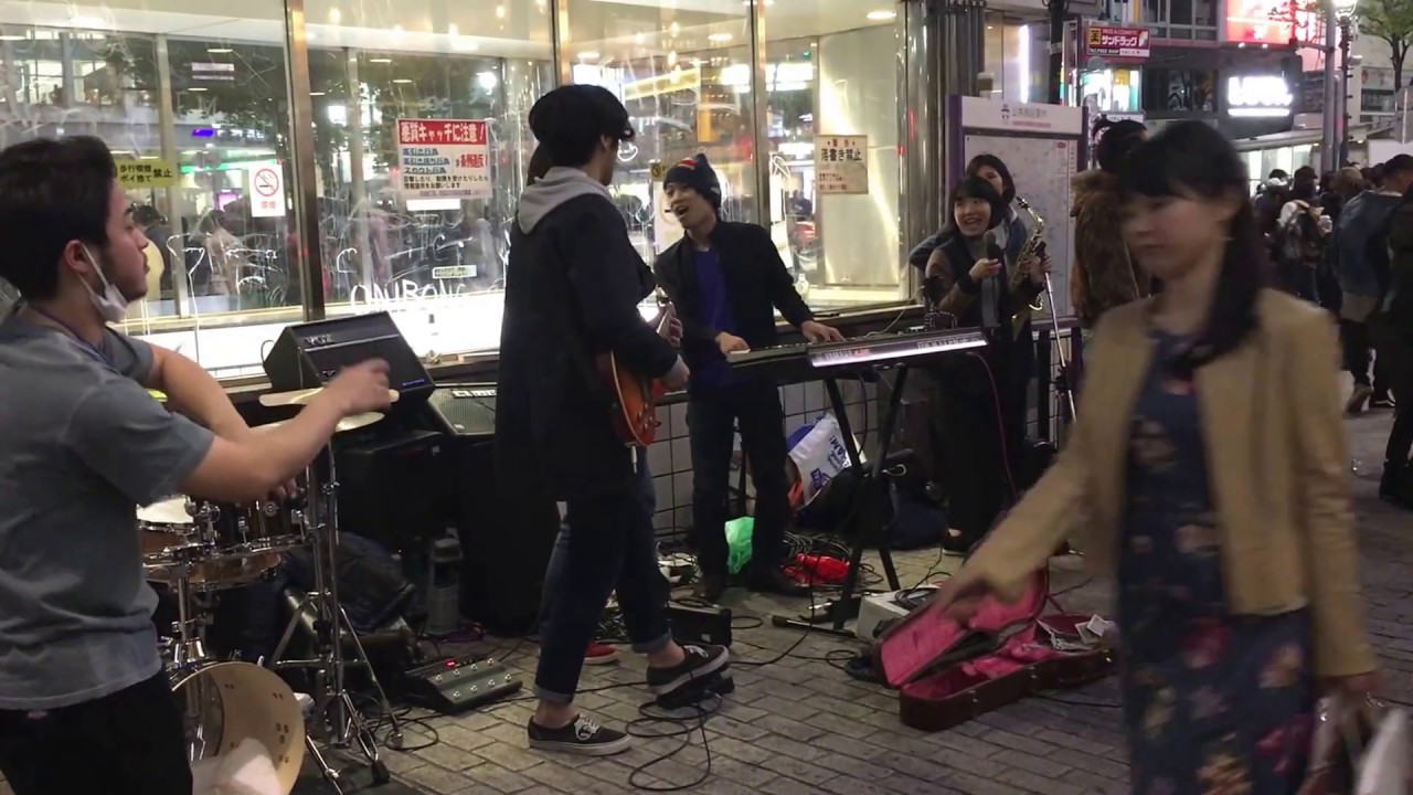 Shibuya Street Music Performance - Tokyo - YouTube