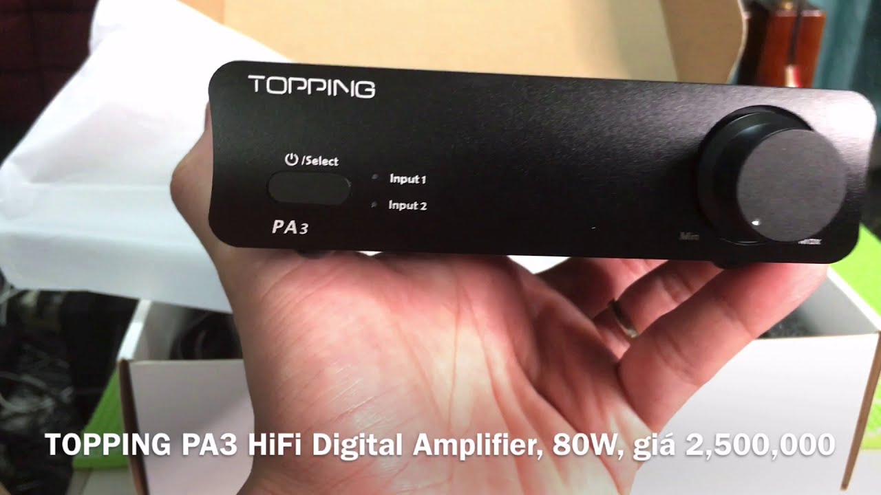 TOPPING PA3 HiFi Digital Amplifier, 80W - YouTube