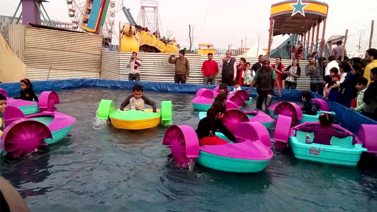 Fun boat rides for children at Surajkund International Crafts Mela ...