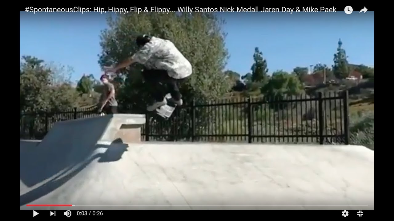 #SpontaneousClips: Hip, Hippy, Flip & Flippy... Willy Santos Nick ...