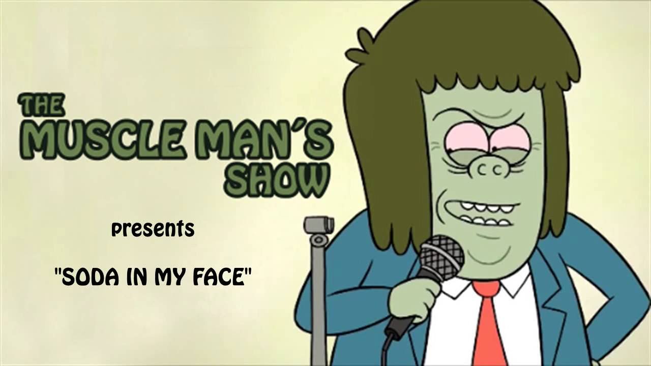 Muscle Man Regular Show Face