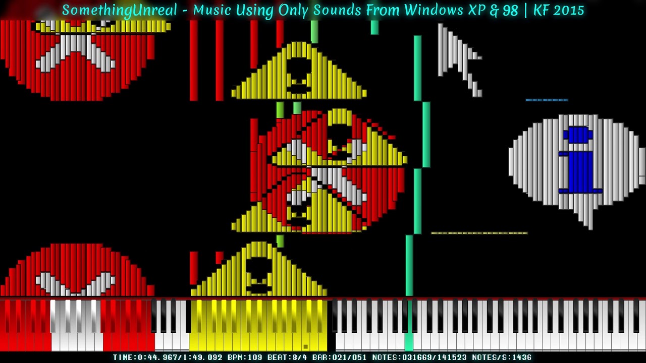 [Black MIDI] SomethingUnreal ~ Music Using Only Sounds From Windows XP ...