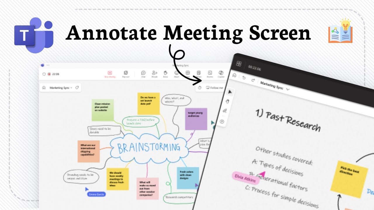 How to draw on screen Microsoft Teams (Visual Notes) - YouTube