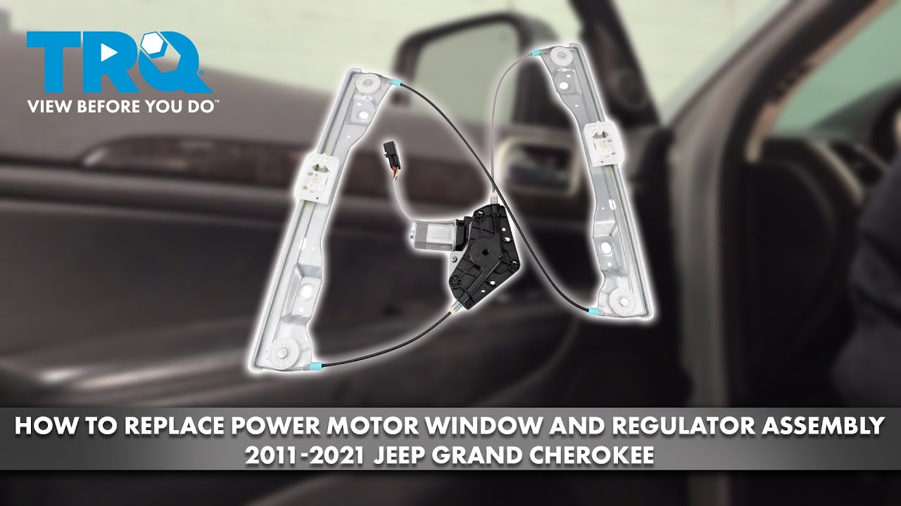 How to replace Power Window Motor & Regulator Assembly 2011-2021 Jeep ...