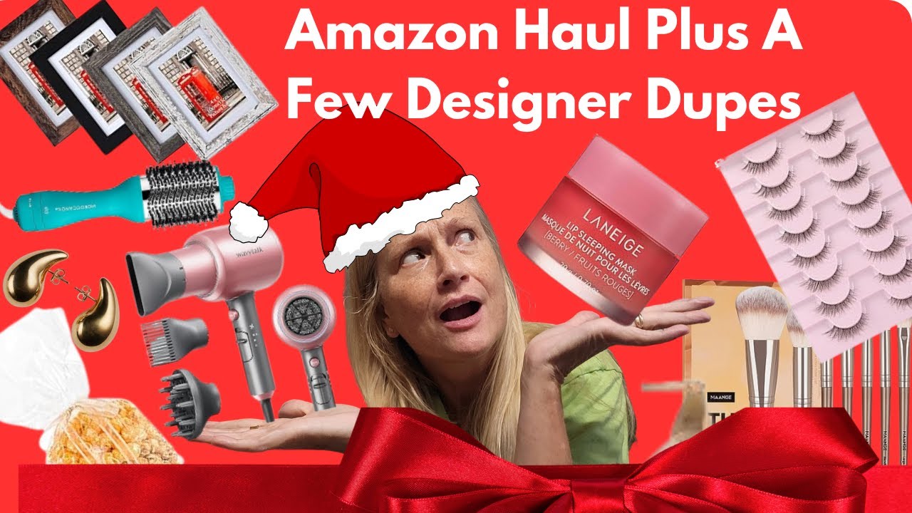"Ultimate Amazon Haul: Designer Dupes Edition!" - YouTube
