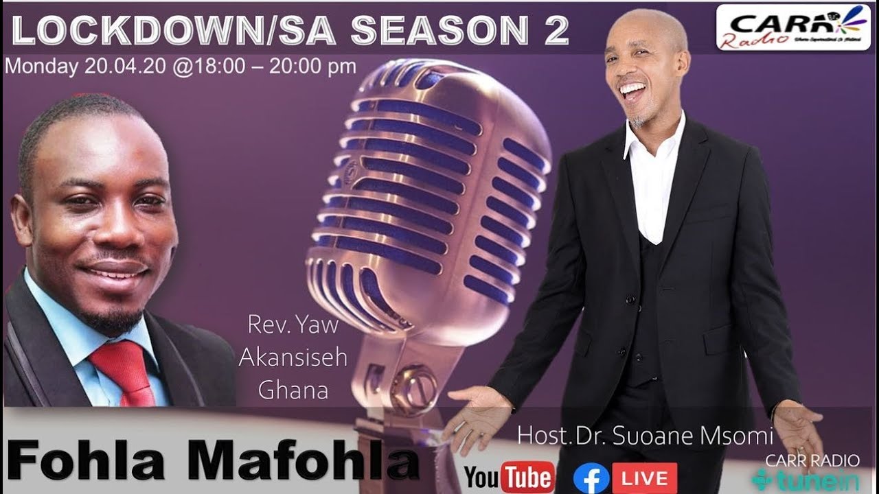 LOCKDWON DAYS 25 EVENING SHOW WITH DR. SUOANE MSOMI & APOSTLE SANDILE ...