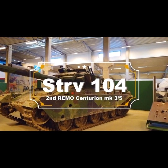 Strv 104. From a British Centurion Tank 3/5 to a modern Swedish Tank in ...