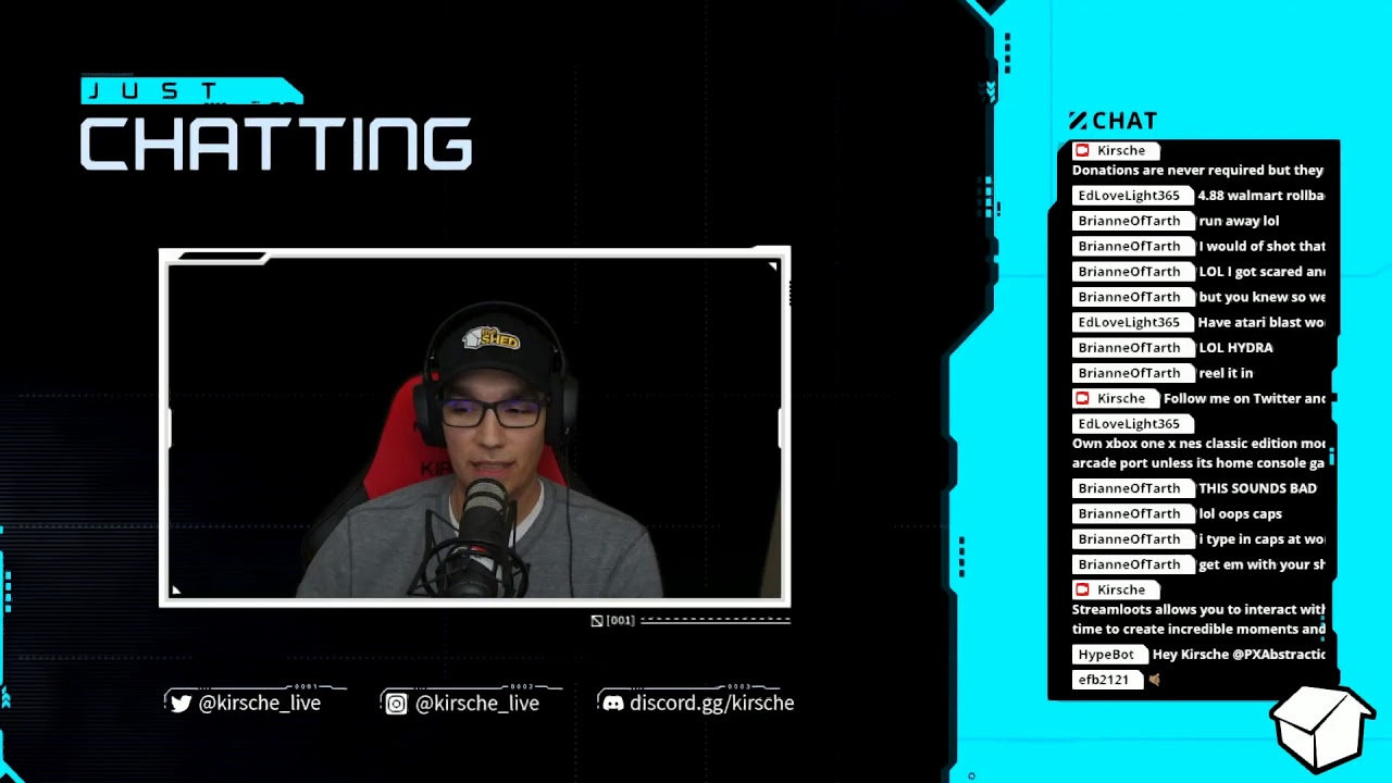 Sweaty Escapes | !streamloots | Twitter @kirsche_live #theSHED - YouTube