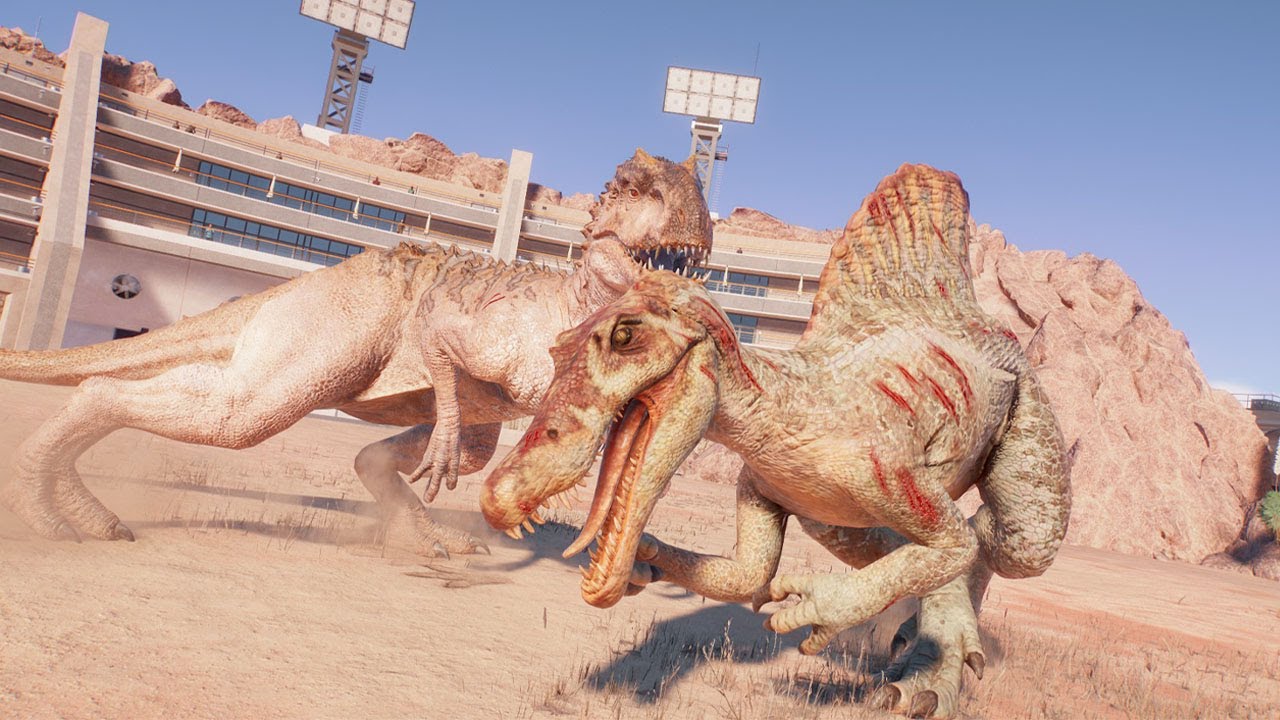 Indominus Rex Vs Giganotosaurus Arena Battle Jurassic World Dominion