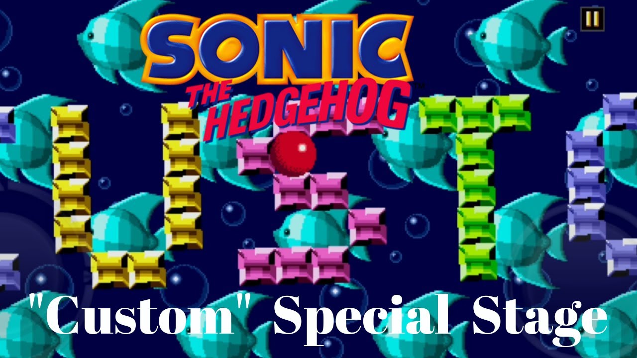 Sonic 1 Mobile "Custom" prototype Special Stage - YouTube