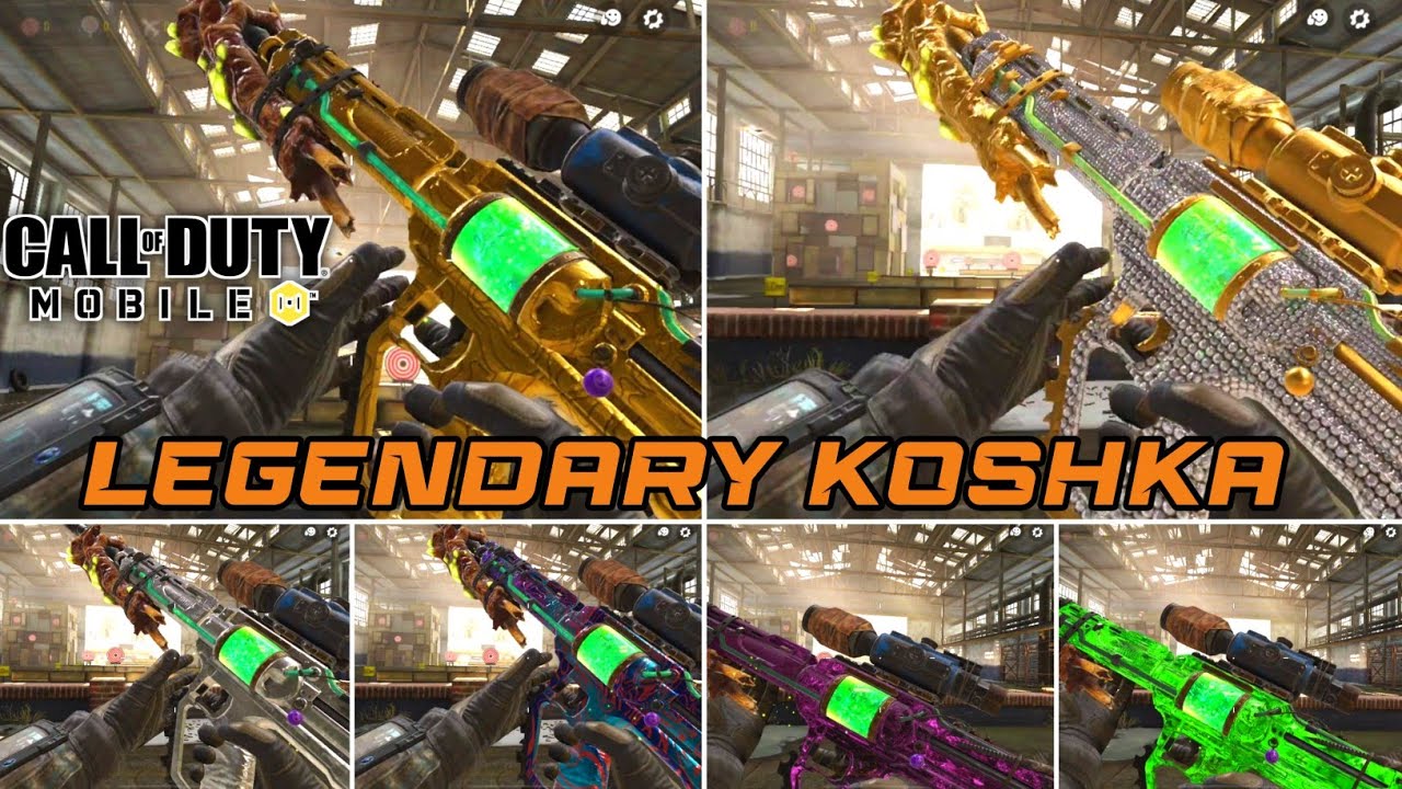 Legendary Koshka Kill Effect | All camo Weapon Inspection - YouTube