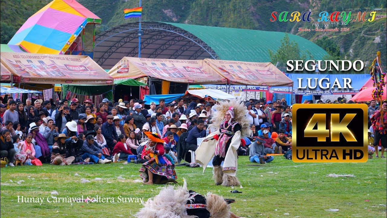 HUNAY CARNAVAL SOLTERA SUWAY Segundo Lugar SARA RAYMI 2024 - YouTube