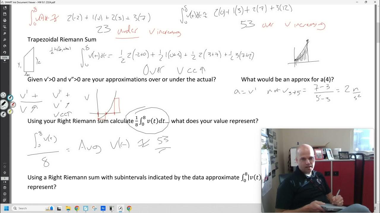 AP Calc - Riemann Sums Examples - YouTube