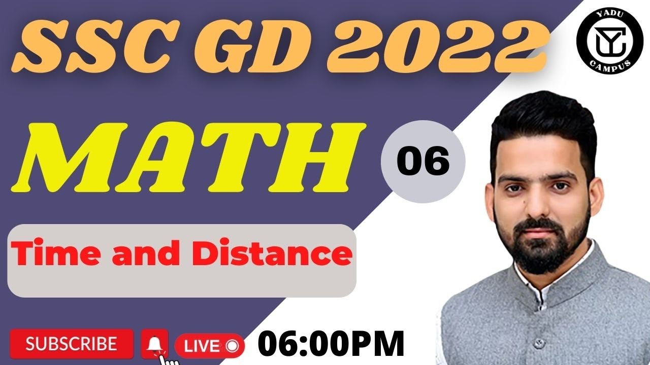 MATH | CLASS 06 | SSC GD EXAM 2022 | SSC GD MATH | SSC GD | YADU CAMPUS ...