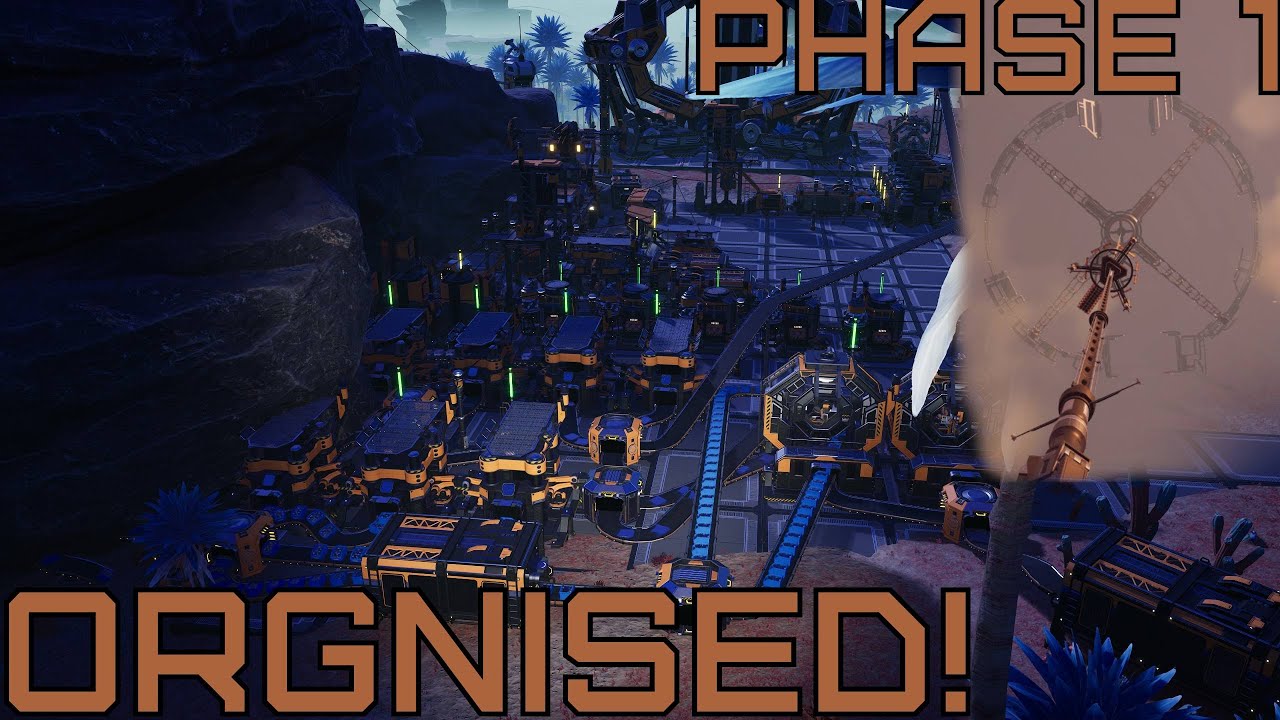 FINALLY building a real FACTORY and COMPLETING PHASE 1 (Satisfactory S2 ...